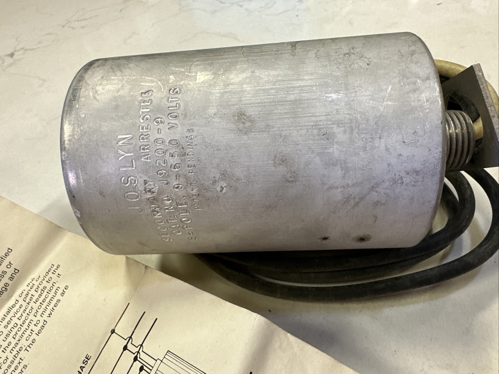 Square D Secondary Surge Protector J9200-9 3-pole 650v for sale online ...