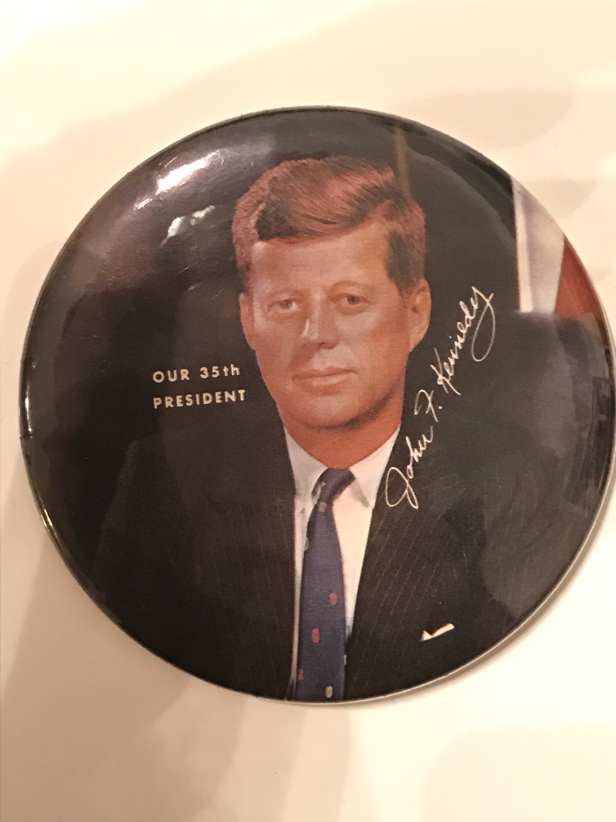 Original Vintage JFK John F Kennedy Our 35th President Political 3.5 ...