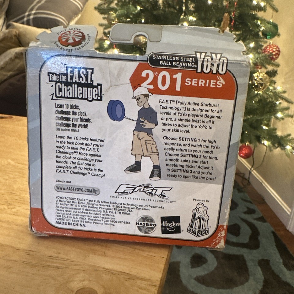 YOYO Toy Yo-Yo Fast 201 Hasbro Green with Case Yo Baring New From Matt ...