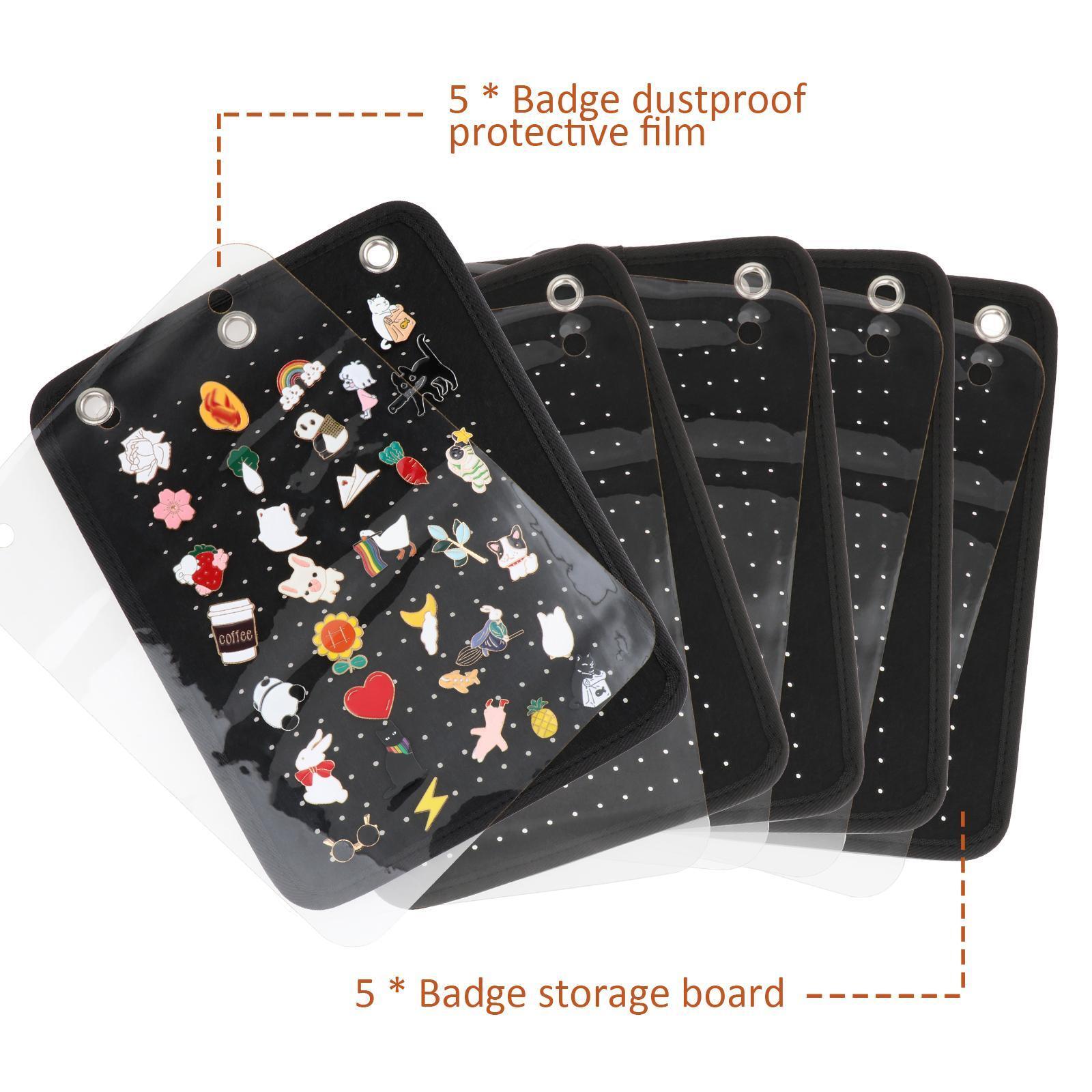 Brooch Pin Storage Organizer Trading Pin Book Durable Felt Display ...