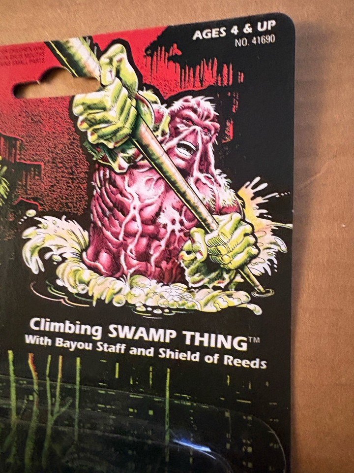 Kenner SWAMP THING Action Figure “Climbing Swamp Thing” SEALED NEW VTG ...