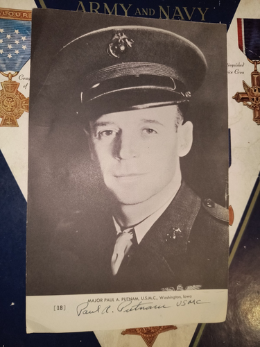 WWII Aviator Wake Island Defender BG PAUL A. PUTNAM, USMC Signed Book ...