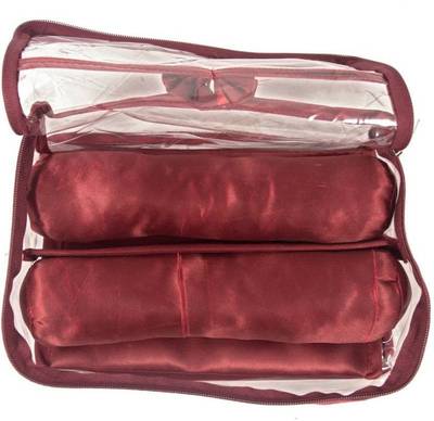 INDIAN MAROON BANGLE WATCH BOX TRAVEL JEWELRY BRACELET STORAGE HOLDER ...