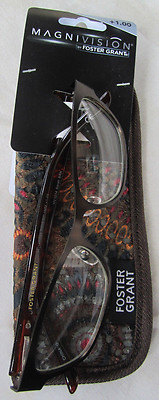 MAGNIVISION Core READING GLASSES With Case NEW W/ Tag +1.00 1016312-100 ...