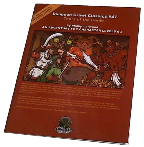 Dungeon Crawl Classics #47 Tears of the Genie adventure module d20 ...