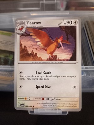 Pokémon TCG Fearow Scarlet & Violet-151 022/165 Uncommon | eBay