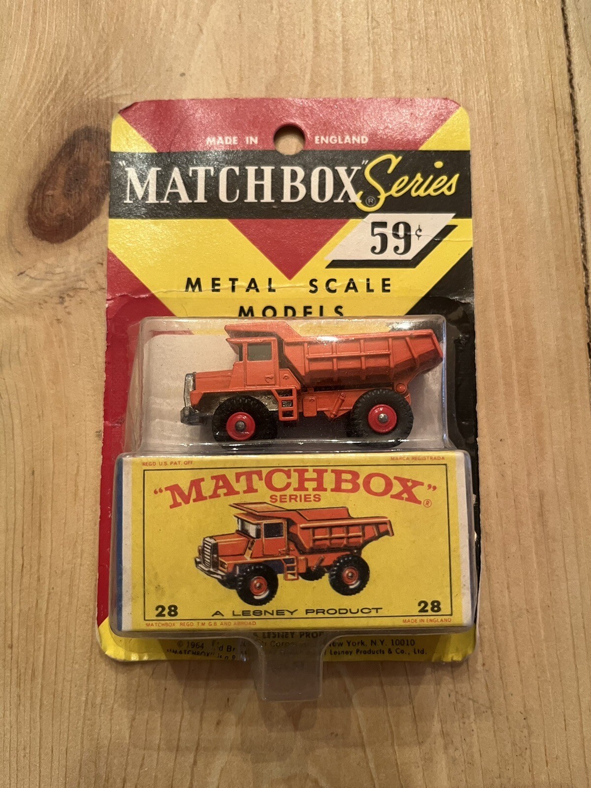 Matchbox Series #28 Mack Dump Truck On Card | eBay