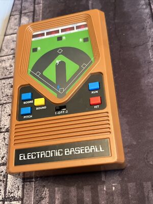 Mattel Classic Electronic Baseball Handheld 2001 Portable Game Vintage ...