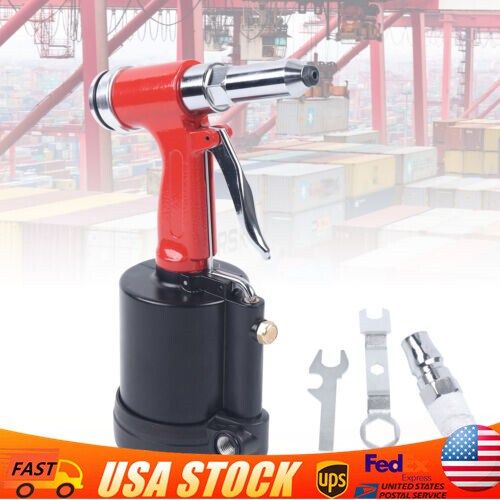 1/4" Air Hydraulic Pop Rivet Gun Tools Nut Riveter Garage Workshop ...