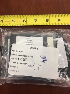 SPTS Inc O-Ring 010V PN E01482 | eBay