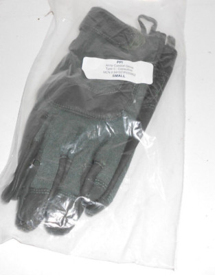 USGI Gloves Combat Army Type II Capacitive Leather Foliage New in Bag ...