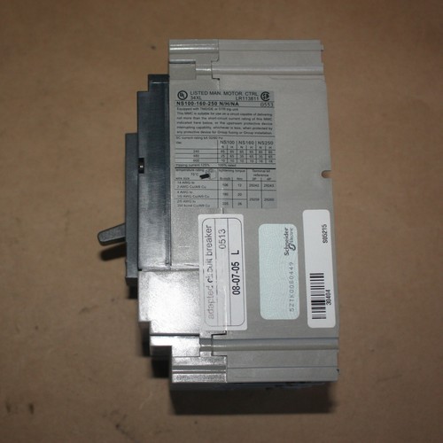 MERLIN GERIN SCHNEIDER Compact NS160H 160A 3P CIRCUIT BREAKER NS100-160 ...