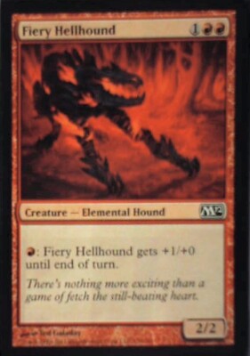 Fiery Hellhound - Magic 2012 (M12): #130, Magic: The Gathering Nm R243 ...