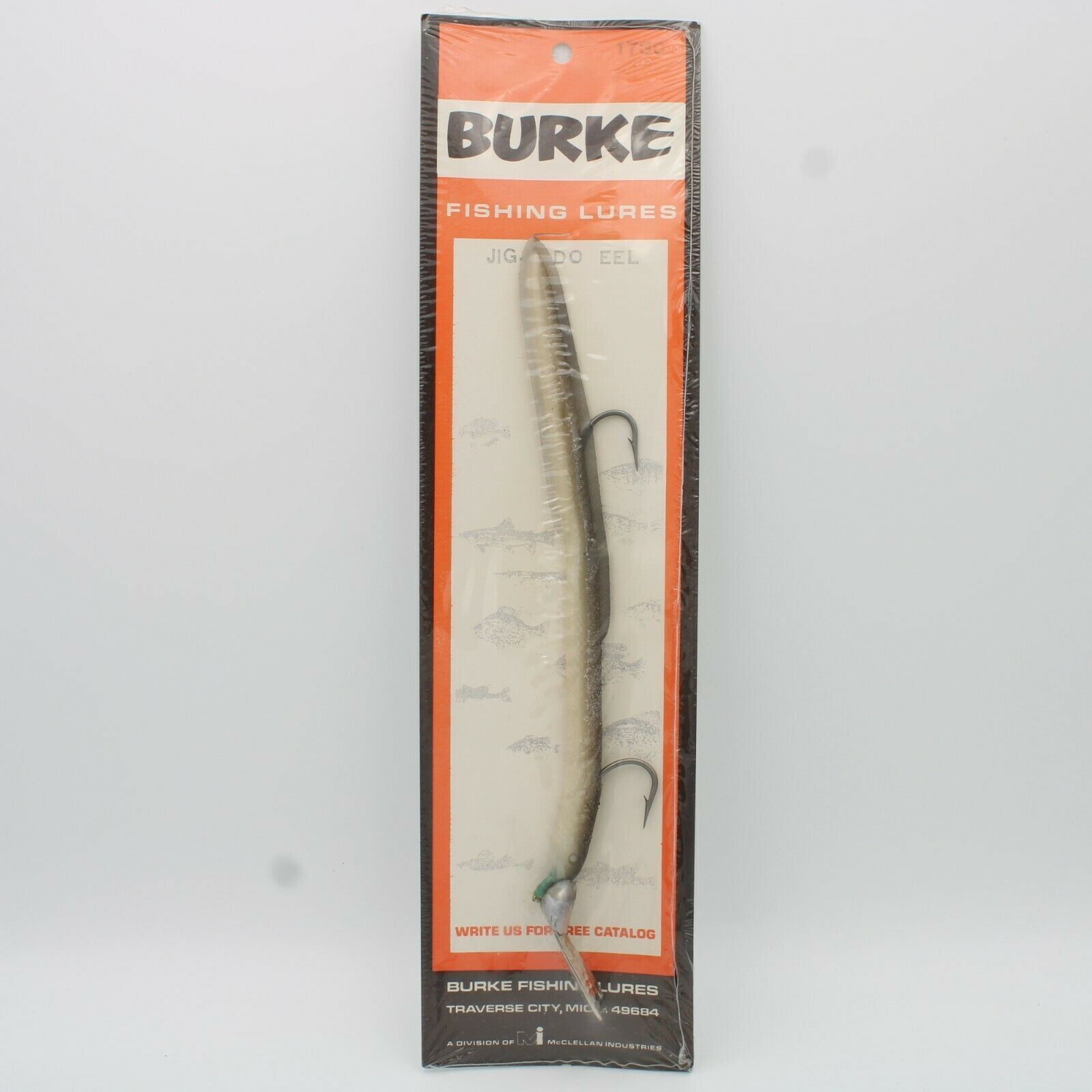 Vintage Burke Jig-A-Do Eel Fishing Lures Available in 3 colors 2 sizes ...