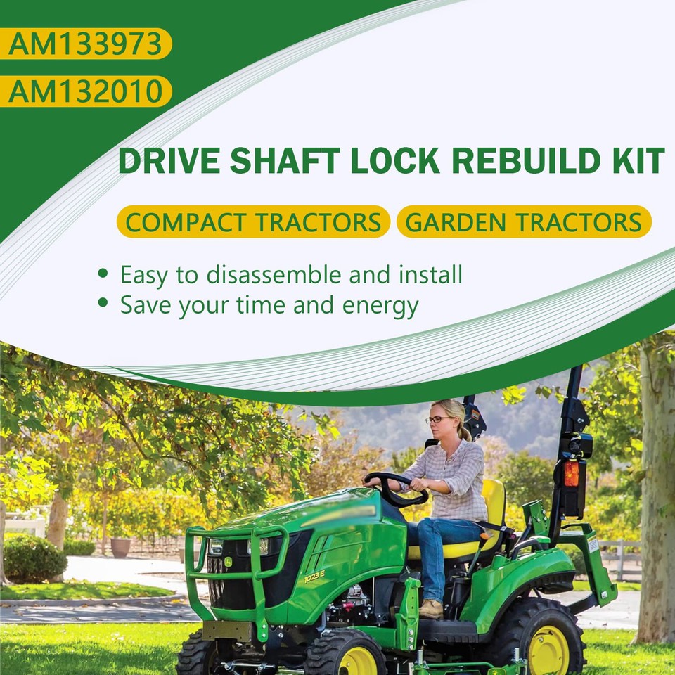 For John Deere Drive Shaft Lock Rebuild Kit Equipment Lock Kit AM133973 ...