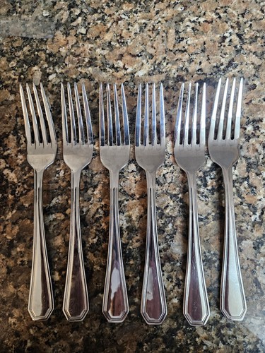 Winco Victoria Dinner Forks, Set Of 6, 18-8 Stainless Steel, EUC | eBay