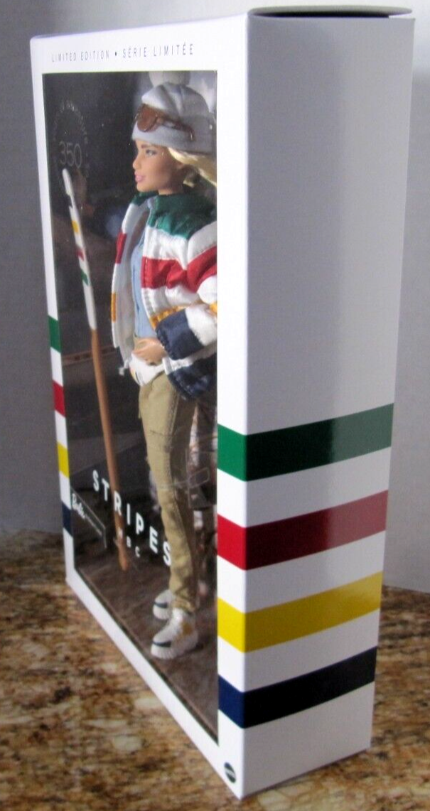 Hudson's Bay HBC Stripes 350th Anniversary Barbie Doll for sale online ...