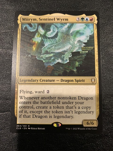 MTG Miirym, Sentinel Wyrm Commander Legends: Battle for Baldur's Gate ...