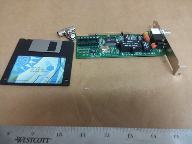 Realtek RTL8029AS H05U09S PCI RJ45 18-AC-930E LAN Ethernet Network Card ...