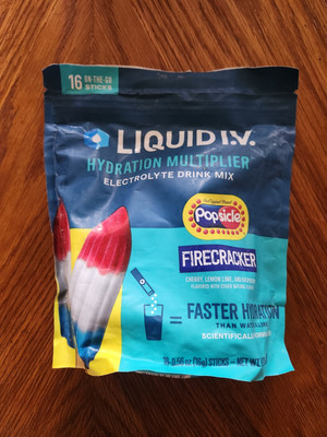 Liquid I.V. Multiplier Hydration Powder Firecracker Popsicle 16 pack | eBay