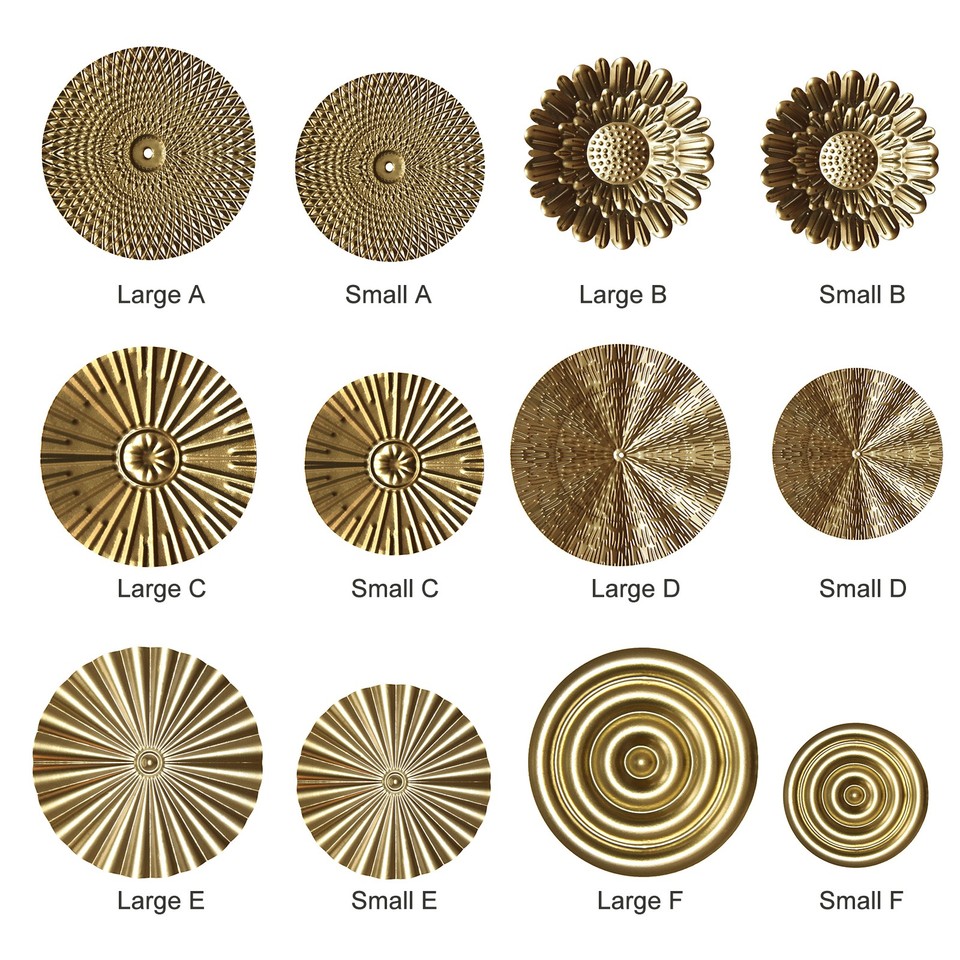 Small Model C Modern Home Creative Straight Waves Round Design Iron ...