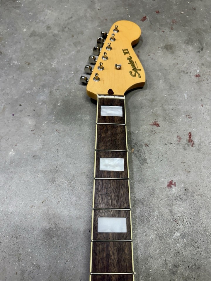 REAL Fender Squier 6-String Bass VI 30" BARITONE Short Scale Neck ...
