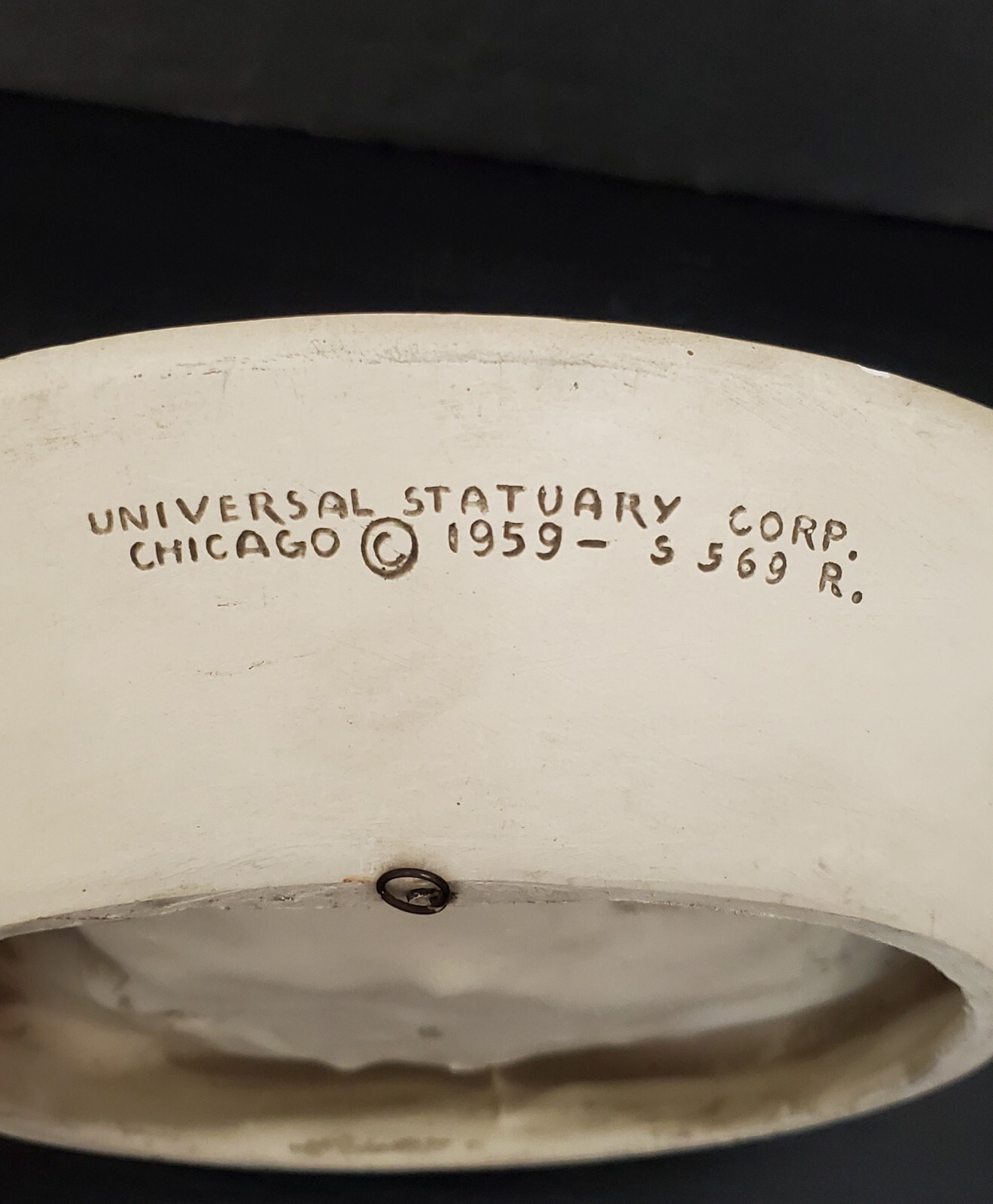 VTG 50s Man Smoking Pipe Universal Statuary Corp Chicago 13”D Ceramic ...
