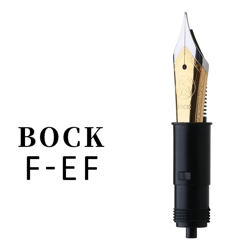Schmidt BOCK Nib 0.38mm/0.5mm EF/F Nib Gold-plated Iridium Nib for ...