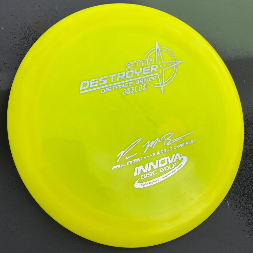 🚨NEW RARE🚨175g Paul McBeth 4X Innova Star Destroyer Golf Disc Distance ...