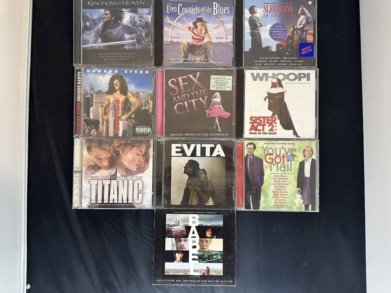Lot Of 10 Random Movie Soundtrack Albums On Audio CD Album Not ...