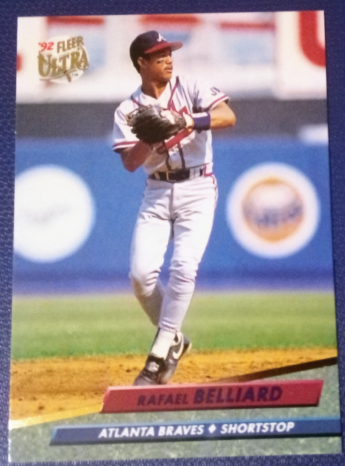 Rafael Belliard 1992 Fleer Ultra #158 Atlanta Braves Baseball ⚾ FREE ...