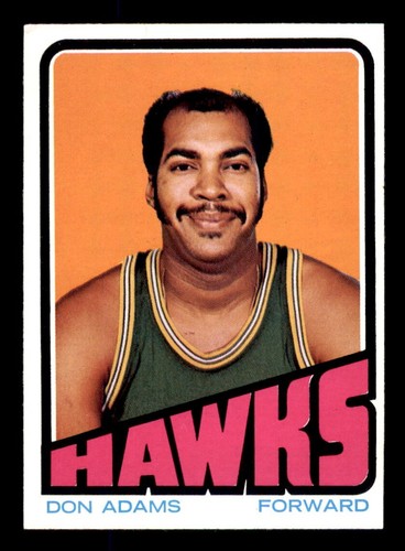 1972 Topps Basketball #77 Don Adams VG *e1 | eBay