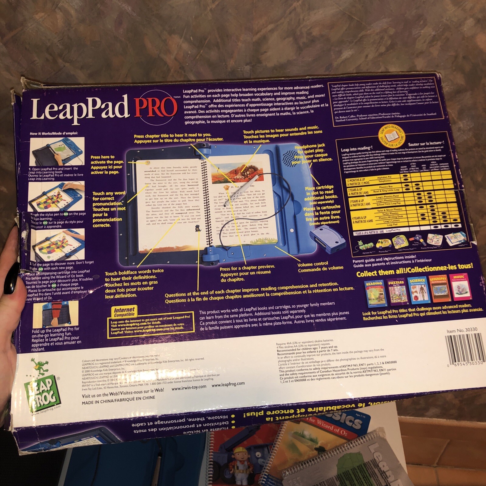 Leap Frog LeapPad Pro Children’s Interactive Reading Set Includes 3 ...