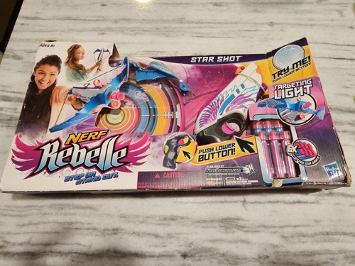 Nerf Rebelle Star Shot Crossbow w Targeting Light Competition Target ...