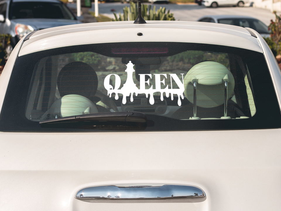 QUEEN Chest Piece Vinyl Car Window Decal Graphic Sticker NEW | eBay