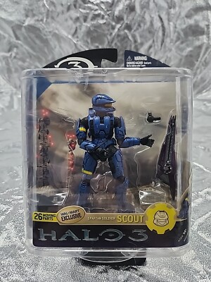 Halo Blue Scout Spartan Soldier Walmart Exclusive | eBay