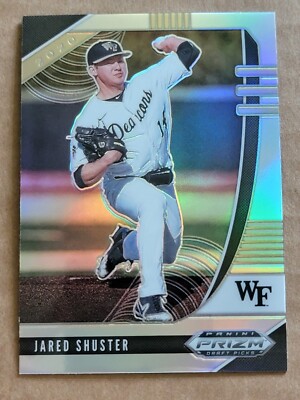 Jared Shuster 2020 Panini Prizm Draft Picks Prospect Baseball Card ...