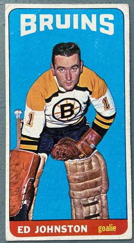 1964-65 TOPPS #21 ED JOHNSTON BOSTON BRUINS!!! | eBay