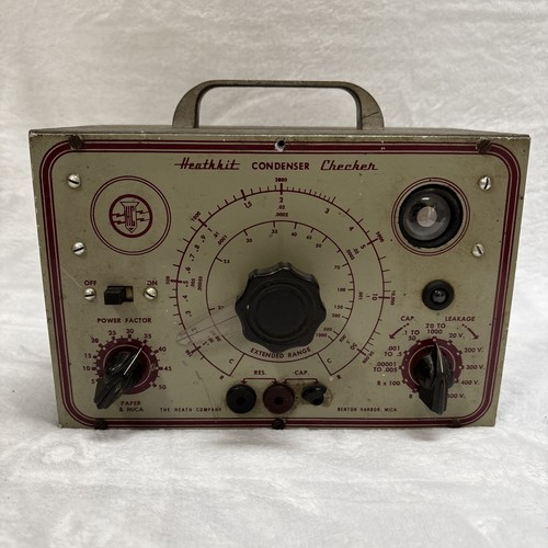 Heathkit Condenser Checker & Leakage Tester Untested For Parts Only | eBay