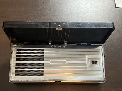 Vintage RCA Victor BP-10 Personal Portable Tube Radio Flip Top + Original Case | eBay