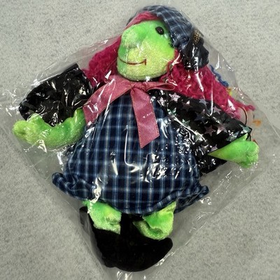 SCARY The WITCH 8 inch HALLOWEEN with Tag Plush Stuffed Doll Ty Beanie ...