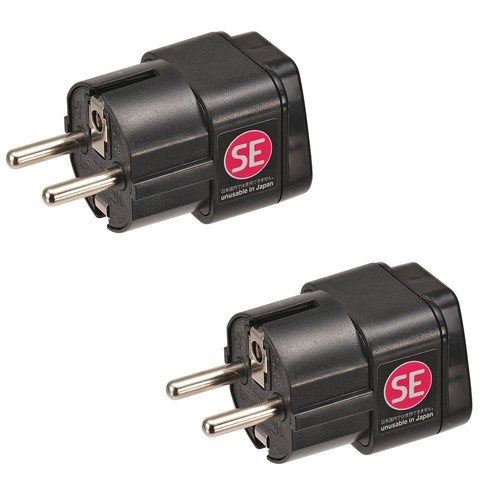 Eleplug 2-Pack (Se Type + Se Type) Rw-Ps03 Converter Plug For ...