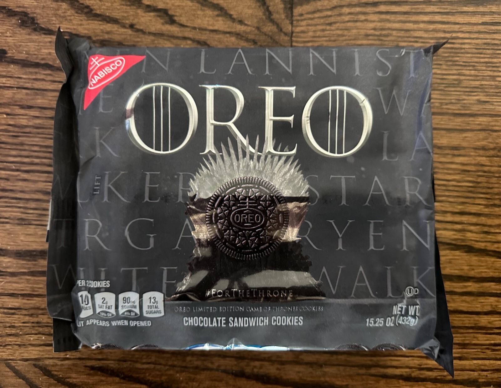 New GOT Limited Edition Game of Thrones Oreos Collectors Item | eBay