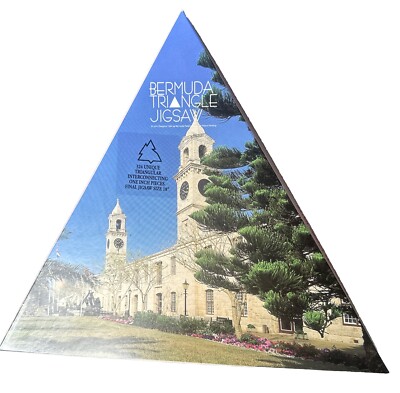 VTG Clocktower Center BERMUDA TRIANGLE Jigsaw Puzzle 324 Triangular ...