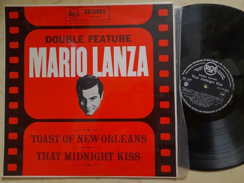 MARIO LANZA Double Feature *50s NEW ZEALAND BLACK RCA LABEL VINYL LP ...