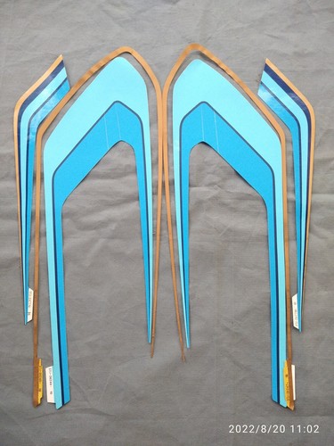 Yamaha 115 RXS RX115 RX Special Body Sticker Decals Decal Set Blue ...