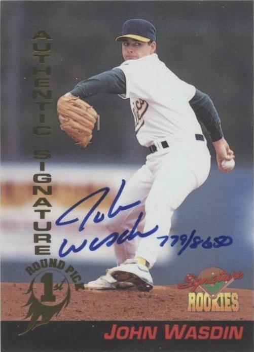 1994 Signature Rookies - John Wasdin #48 Signatures /8650 (AU, RC) for ...