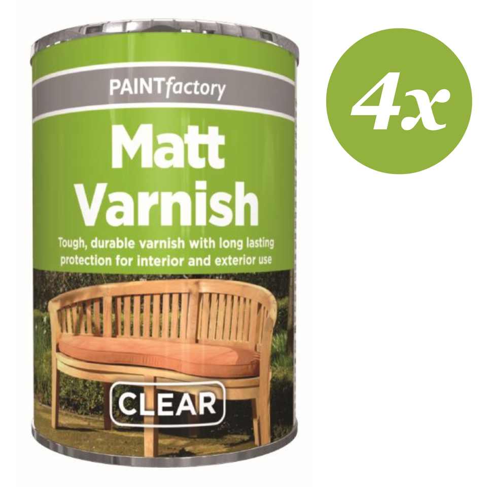 Clear Matt Varnish Tin Paint 300ml Quick Drying Paint for Wood, Metal ...