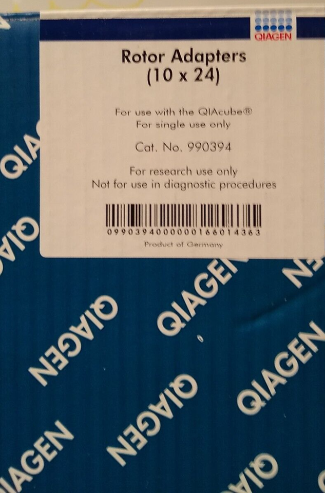 Qiagen Qiacube Rotor Adapters (10 x 24) 240 Pieces Factory Sealed ...