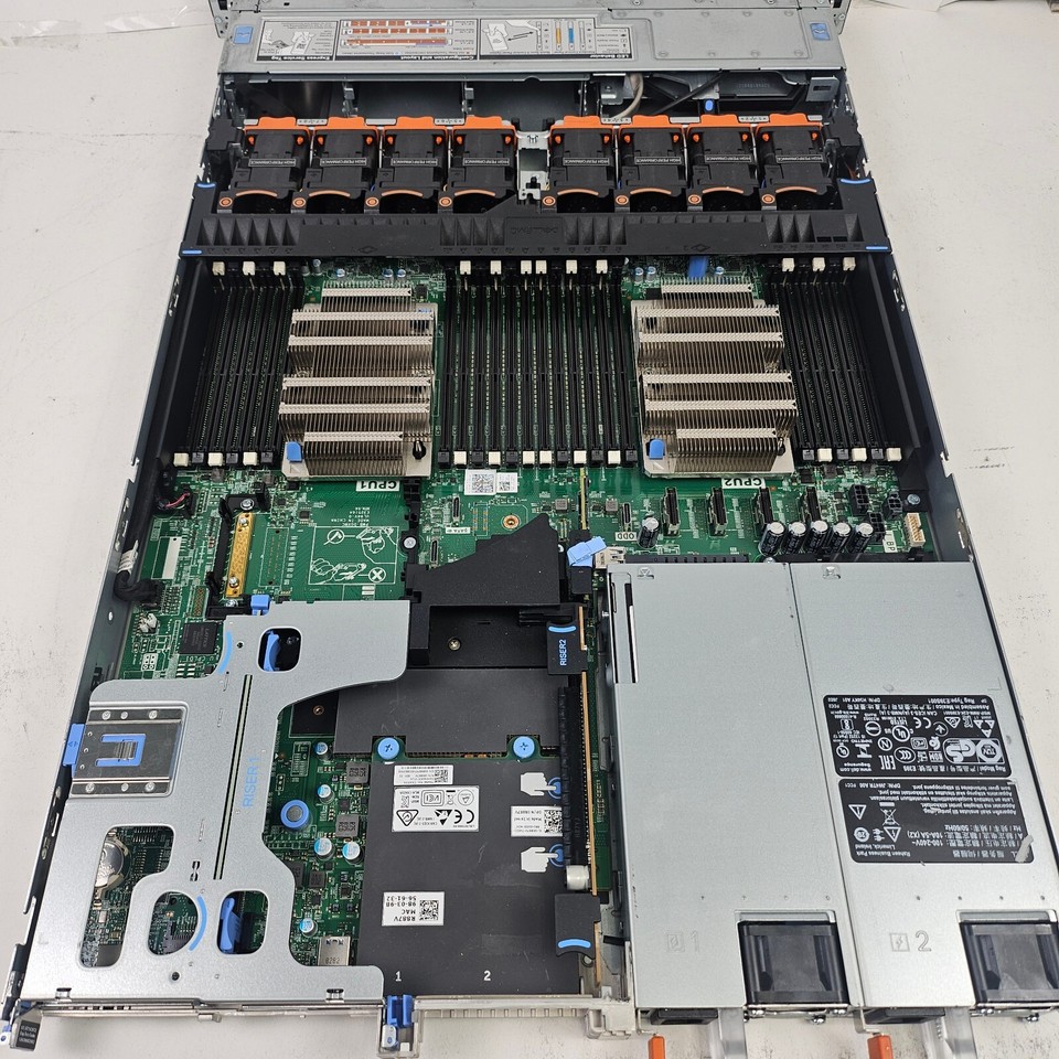 Dell PowerEdge R640 2 H/S, 8 HP FANS, DUAL SD, IDRAC 9ENT, READ ...